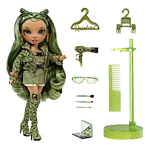Rainbow High Olivia- Camo Green Fashion Doll. Fashionable Outfit & 10+ Colorful Play Accessories. Great Gift for Kids 4-12 Years Old and Collectors.
