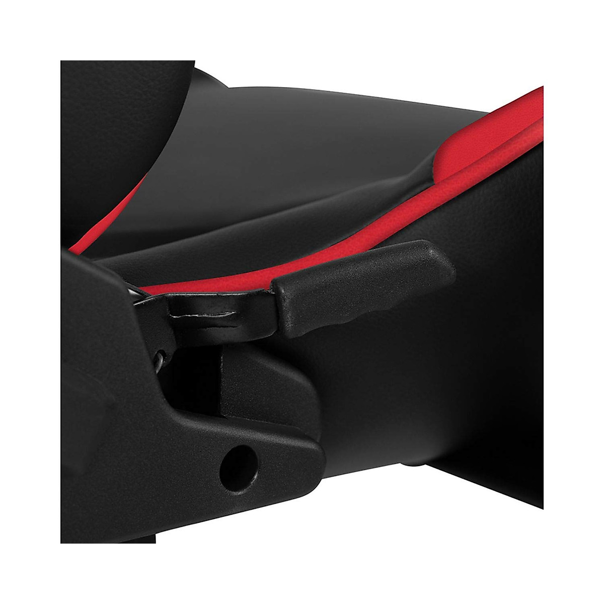 Flash Furniture X20 Fully Reclining LeatherSoft Racing Style Gaming Chair with and Lumbar Pillows, Ergonomic Padded Swivel Computer Chair, Red/Black