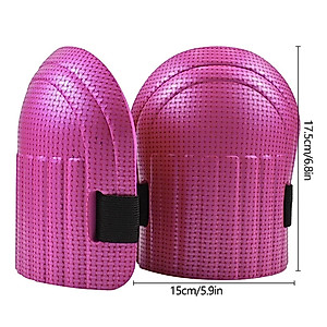 TIANSDL Garden Kneeling Pad, Shockproof Adult Knee Pads, Protective Collision Avoidance Kneepads Thickened Cushion For Gardening, Flooring ( Color : Pink )