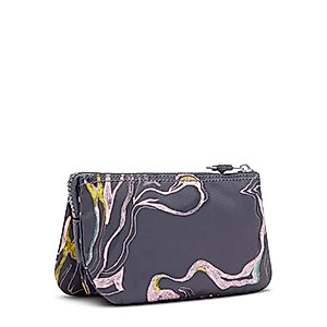Kipling Womens WomenÂ’s Creativity Large Pouch, Versatile Cosmetics Kit, Lightweight Nylon Travel Organizer Wallet, Soft Marble, 7.25 L x 4.25 H 1.5 D US