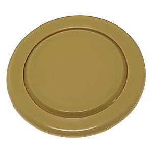 DZS ELEC Umbrella Table Hole Cap 2PCS 2 Inch Wood Color Patio Table Umbrella Hole Ring and Cap Set, Standard Size Umbrella Thicker Hole Ring Plug and Cap Set, Outdoor Patio Umbrella Plug