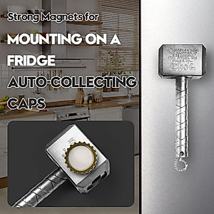 AMJUDOT Bottle Opener Upgraded Beer Opener Magnetic Beer Bottle Opener for Father Husband Boyfriend Friends Nice Christmas Gift