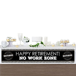 Big Dot of Happiness Happy Retirement - Retirement Party Decorations Party Banner