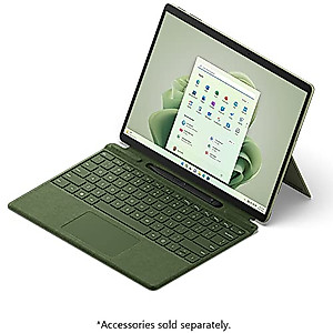 Microsoft QIL-00052 Surface Pro 9 13" Touch Tablet, Intel i7, 16GB/256GB, Forest Bundle Surface Dock 2 and 1 YR CPS Enhanced Protection Pack