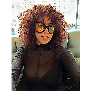 GUVIVI Oversized 90s Y7K Sunglasses for Women Men Shield Flat Top Cool Sun Glasses Eyewear