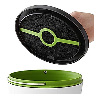 Chef'n 401-420-120 EcoCrock Counter Compost Bin Black and White 3.3 liter 1