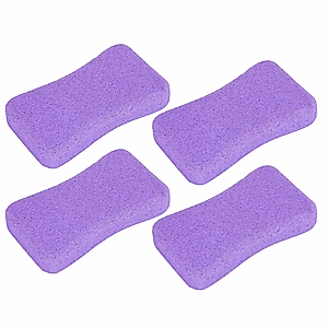 Pumice Stone for Feet, 4pcs Callus Remover and Foot Scrubber Pedicure Exfoliator Tool Hard Skin Callus Remover and Scrubber Portable Foot File Exfoliation to Remove Dead Skin()