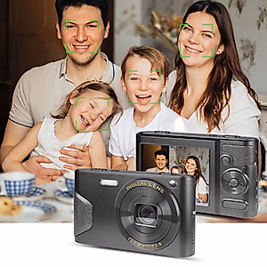 Digital Camera, HD Digital Camera 1080P for Photography (Black)