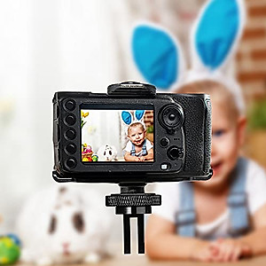 Frienda 4 Pieces Aluminum Camera Tripod Conversion Adapter 1/4-20 Conversion Adapter Metal Camera Mount Adapter for Tripod Compatible with GoPro Action Cameras and Other Standard 1/4 Accessories