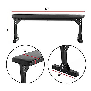 CAP Barbell Flat Utility Weight Bench