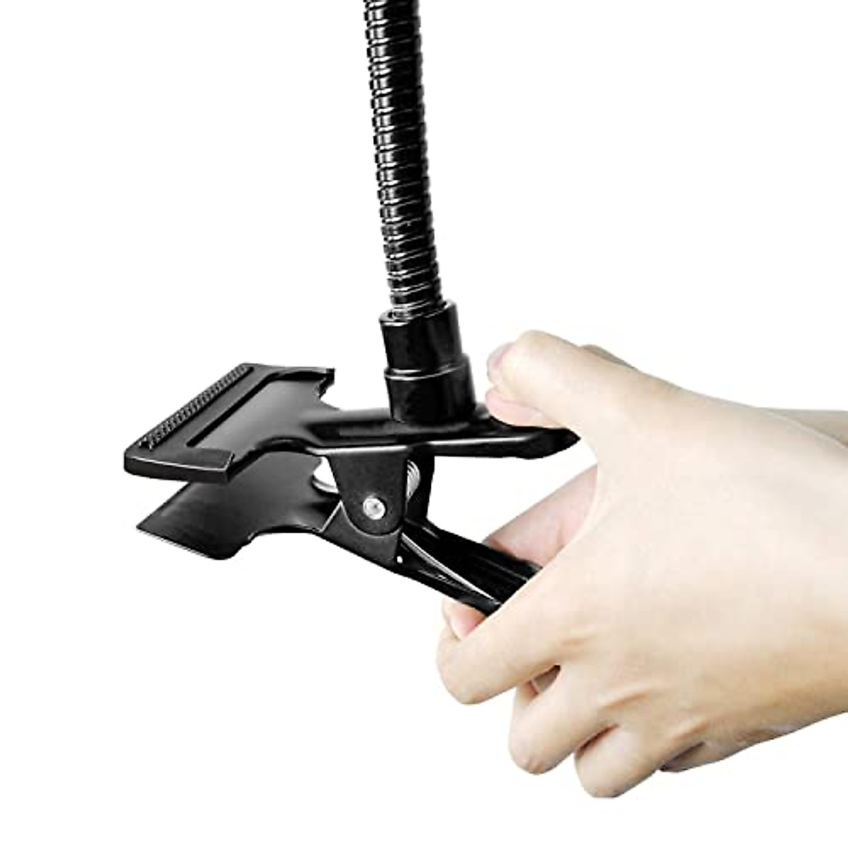 LimoStudio (2 Pack) Heavy Duty Photography Lighting Stand Flash Magic Clamps with Flex Arm, Gooseneck Mount for Table Top Mount, Multi Purpose Super Clamps, AGG3275