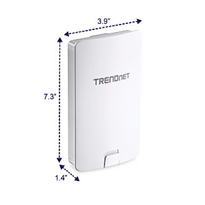 TRENDnet 14 DBI WiFi AC867 Outdoor Poe Preconfigured Point-to-Point Bridge Kit, 4 DBI Directional Antennas, for Point-to-Point WiFi Bridging Applications, 5GHz, AC867, TEW-840APBO2K (Renewed)