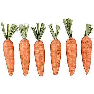 AUS Jute Carrot Easter Decor, 6-ct. Packs