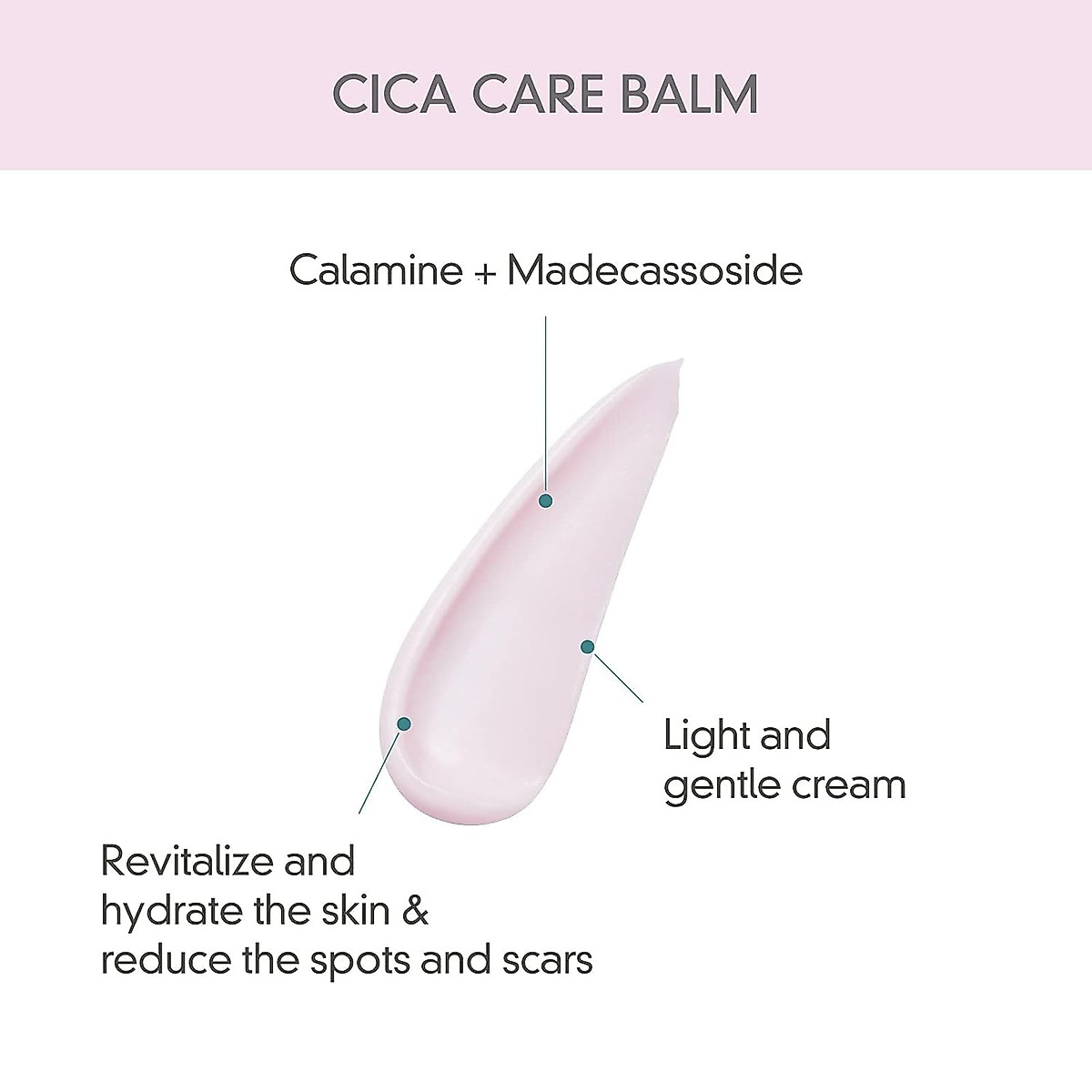 ROVECTIN Cica Care Face Balm - Immediate Redness Relief Face Moisturizer for Acne Prone, Sensitive Skin | Spots, Scar Reducing with Calamine and Madecassoside | Vegan, Korean Skincare(1.4 fl oz)