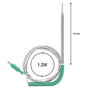 Inkbird WiFi Meat Thermometer IBBQ-4T Replacement Colored Probe 4-Pack Kit only Compatible with Meat Thermometer IBBQ-4T (Only for IBBQ-4T thermometers)
