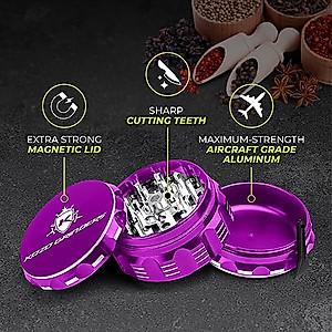 Kozo Spice Grinder (2.5",Purple)