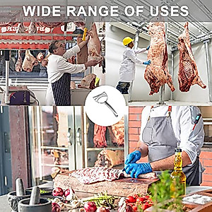 BOLEXINO Professional Square Stainless Steel Bone Dust Scraper- Catering Kitchenware Square Bone Dust Remover (2 pack)