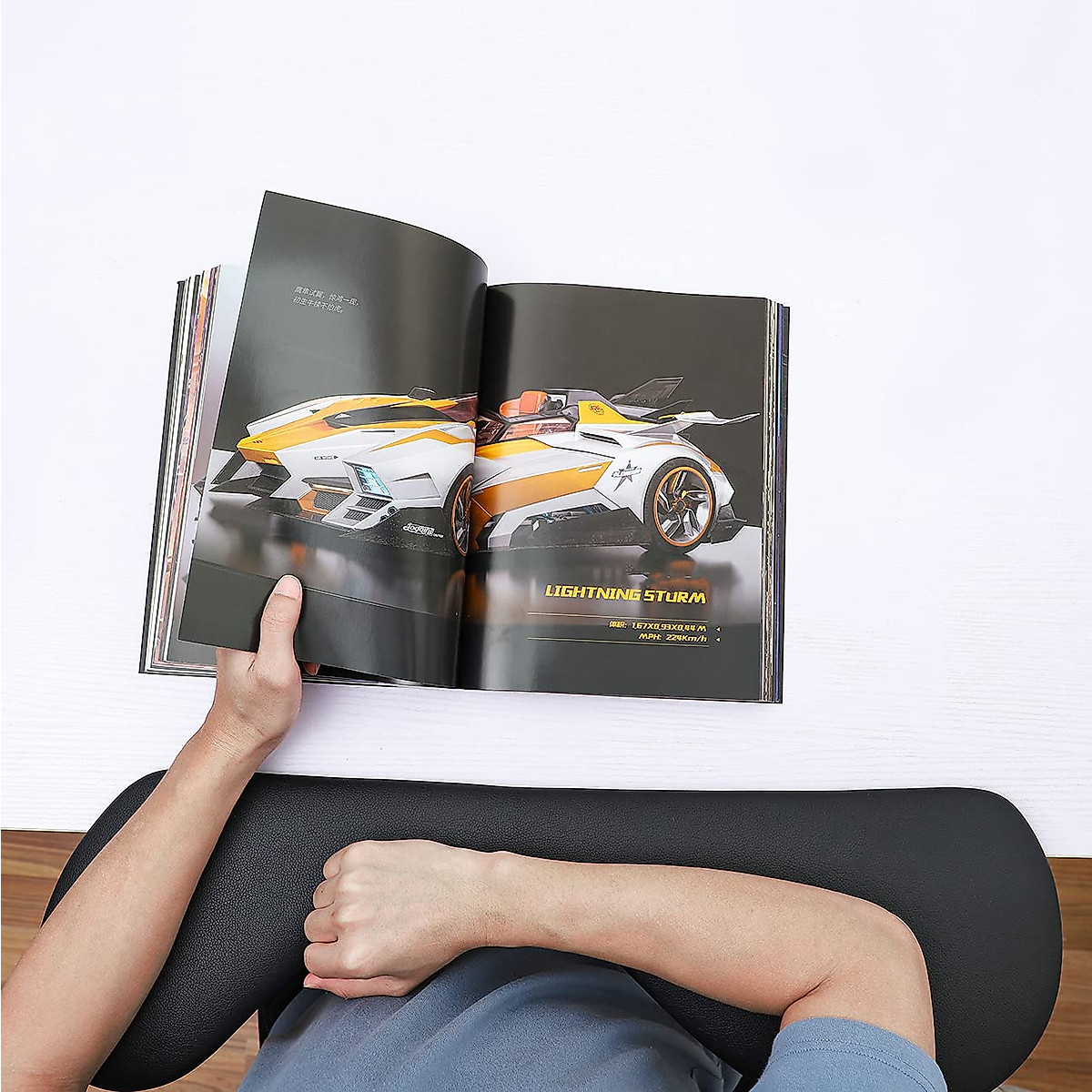 Eulps Ergonomic Forearm Support Clamp-on Leather Elbow Armrest Pad Ergonomic Desk Extender for Home and Office, Easy Typing & Pain Relief (Black)