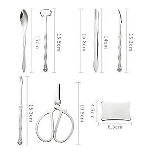 UPKOCH 2sets8pcs Peel Eating Mallet Shrimp Seafood Claw Nut Steel Crab Scissor Legs Tool Accessories Kitchen Storage with Case Utensils Tools Crackers Lobster Leg Picks Shell