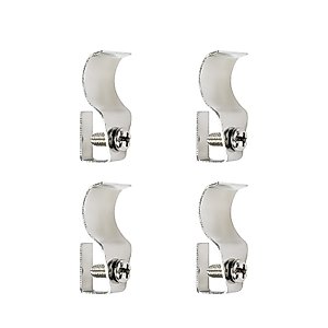 Xiaoyztan 4 Pcs Outdoor Siding Clips for Hanging No Punch Stainless Steel Vinly Siding Mount Hooks for Outdoor Home Security Garden Security Camera