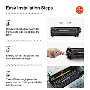 V4INK 4-Pack Compatible Toner Cartridge Replacement for Canon 104 CRG-104 FX-9 FX-10 Toner Cartridge Ink for use in Canon Imageclass D420 D450 D480 MF4150 MF4350D MF4270 MF4370DN MF4380DN Printer