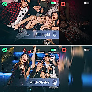 TOBERTO HD 1080P Digital Camera, 36MP 16X Digital Zoom Vlogging Mini Camera with LCD, Digital Point and Shoot Camera Video Camera, for Kids Students Beginners Beauty Face (Silver)