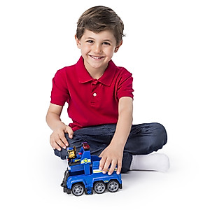 Paw Patrol Ultimate Rescue - Chase’s Ultimate Rescue Police Cruiser with Lifting Seat & Fold-Out Barricade, for Ages 3 & Up