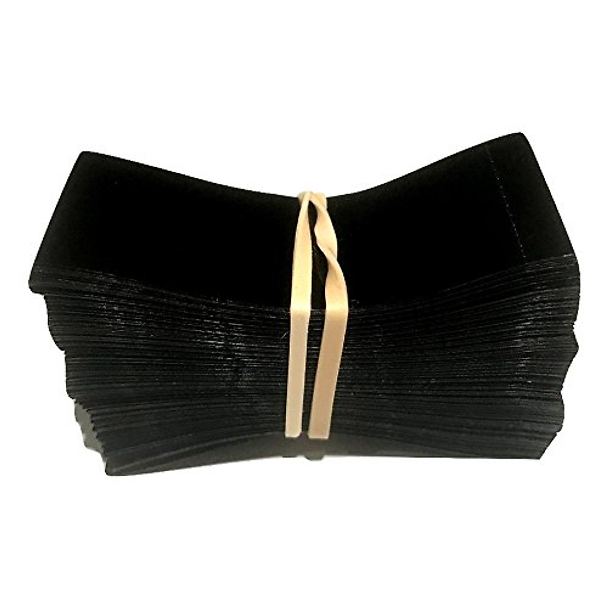 66 x 25 mm BLACK Perforated Shrink Band for Growler Bottles, Pharmaceutical Bottles, Gallon Jugs, Honey Bottles, and More. Fits 1 1/4" to 1 1/2" Diameter - Pack of 250