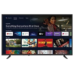 Supersonic Smart SC-4350GTV 43-inch FHD DLED TV with Google Assistant, ATSC/NTSC, HDMI, WiFi, USB Input, 1080p Resolution,16.7M Colors, 60Hz Refresh Rate, Energy-Efficient, Remote Control