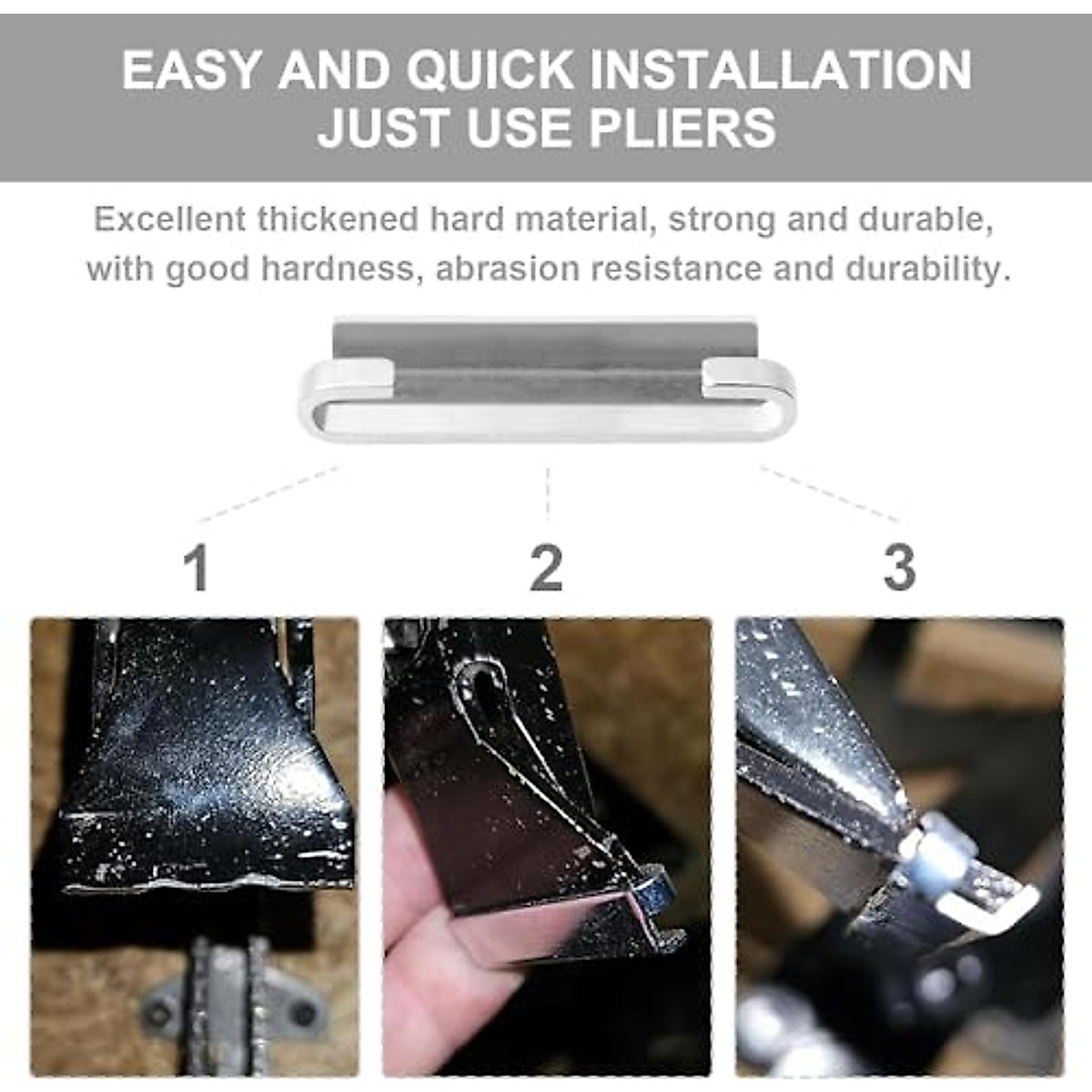 Recliner Pawl Cap for Lazy Boy Recliner Parts |Recliner Replacement Parts fit for La z boy-Lazyboy Recliner Rocker Ratchet Pawl Cap -Silver Galvanized Steel(6 pc)