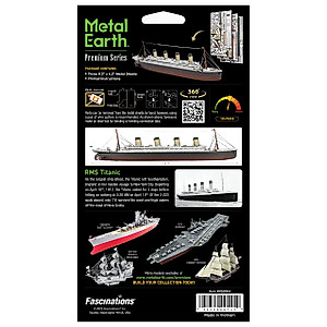 Metal Earth Premium Series RMS Titanic Ship 3D Metal Model Kit Fascinations