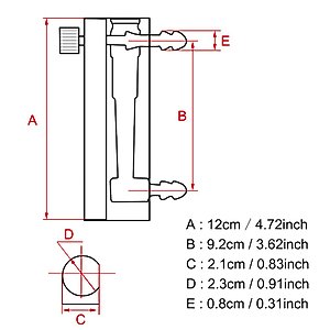 Oxygen Flowmeter,Air Flowmeter Oxygen Air Flow Meter,Lzq5 Flowmeter 2.5-25Lpm Flow Meter with Control Valve for Oxygen/Air/Gas