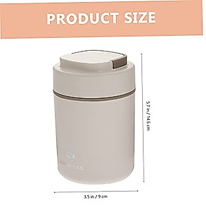 LIFKOME Sulated Soup Cup Handle Soup Mugs Lids Stainless Mug for Soup Microwave Soup Mug Lid Cereal to Go Bowl