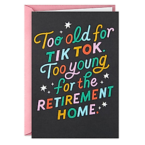 Hallmark Shoebox Funny Birthday Card (Too Old for TikTok)