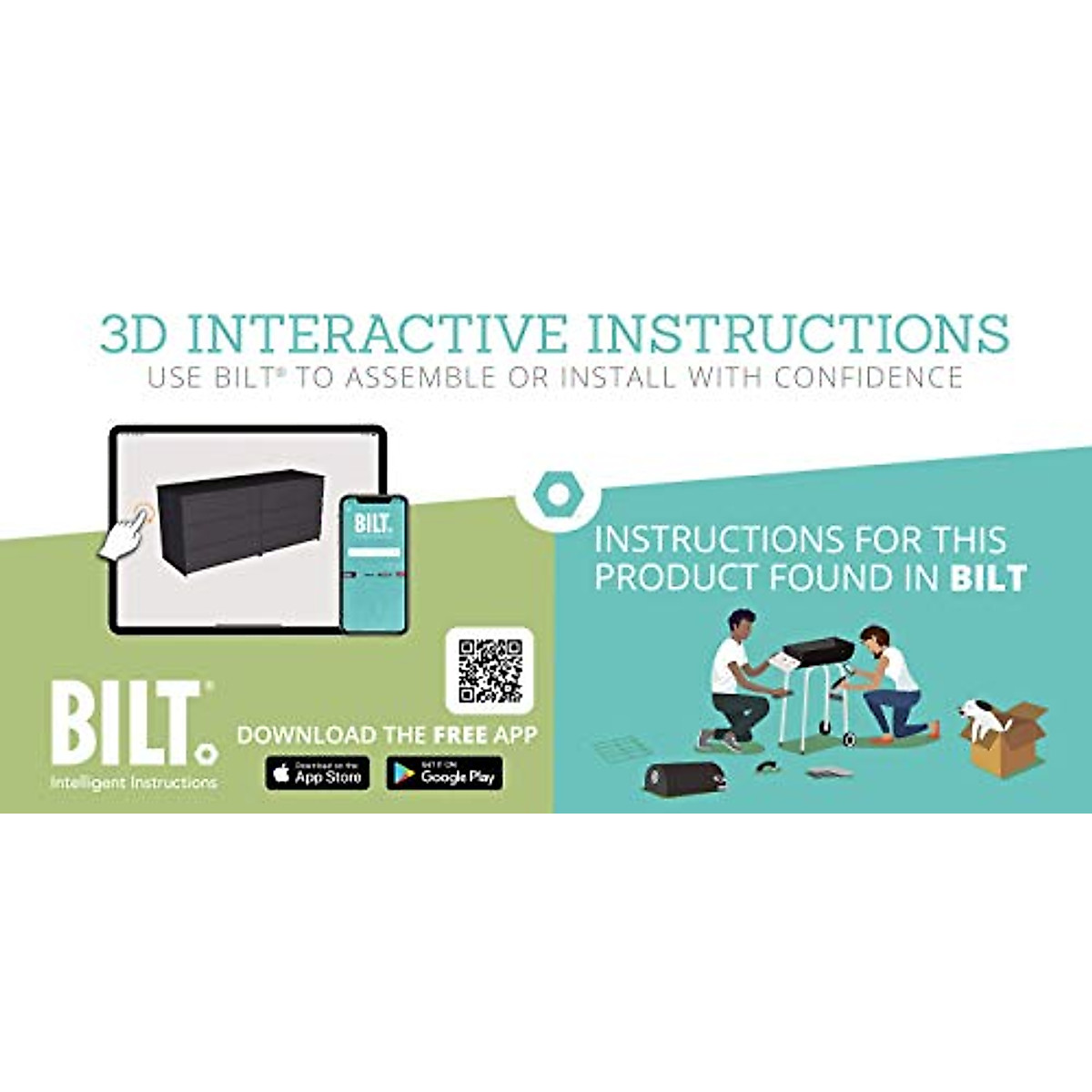 Tvilum 6 Drawer Double Dresser, Black Matte