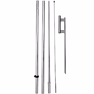 4Less 15 Ft Windless Swooper Flag Pole Kit (Pole + Spike) Hybrid hq15 (1)