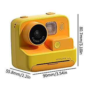 xiaoguozi Print Digital Camera for Kids,1080P Video Recording,12MP Original Photo Shooting,1080P Rechargeable Kids Camera with 2.0-inch IPS Screen, Thermal Printing Video Camera