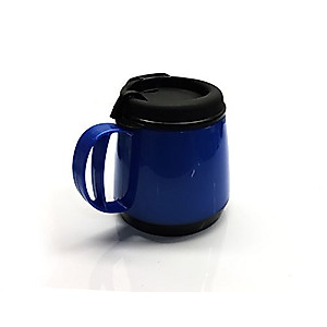 ThermoServ Foam Insulated Wide Body Mug, 20-Ounce, Pearl Dark Blue