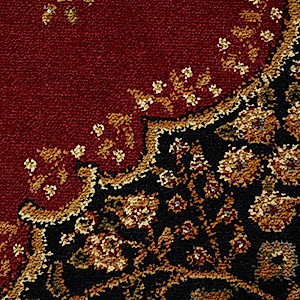 Home Dynamix Royalty Tansy Traditional Area Rug 7'8"x10'4", Oriental Red/Ivory