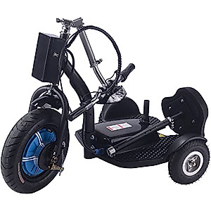 MotoTec Electric Mobility Trike 48v 750w Lithium, Black (MT-TRK-750-Lithium_Black)