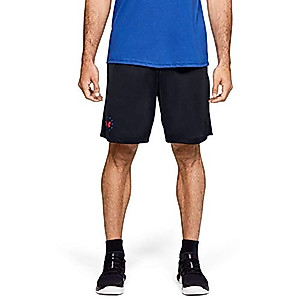 Under Armour Freedom Mk1 Shorts, Black (002)/White, Small