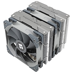 Thermalright Peerless Assassin 120 White ARGB CPU Air Cooler,6 Heat Pipes,TL-C12W-S PWM Fan,Aluminium Heatsink Cover, AGHP Technology,for AMD AM4/AM5/Intel LGA 1700/115X/1200/2011(PA120 White ARGB)