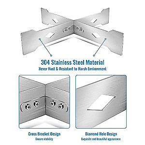 Stand Fit for Solo Stove Bonfire, 304 Stainless Steel Base Fireplace Tools Outside Firepits Stand, Outdoor Fire Pits Wood Burning and Camping Accessories