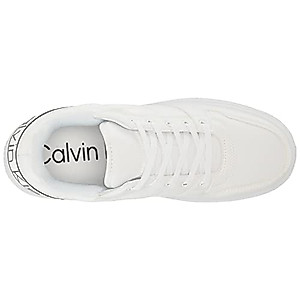 Calvin Klein Women's Danyel Sneaker, White, 11