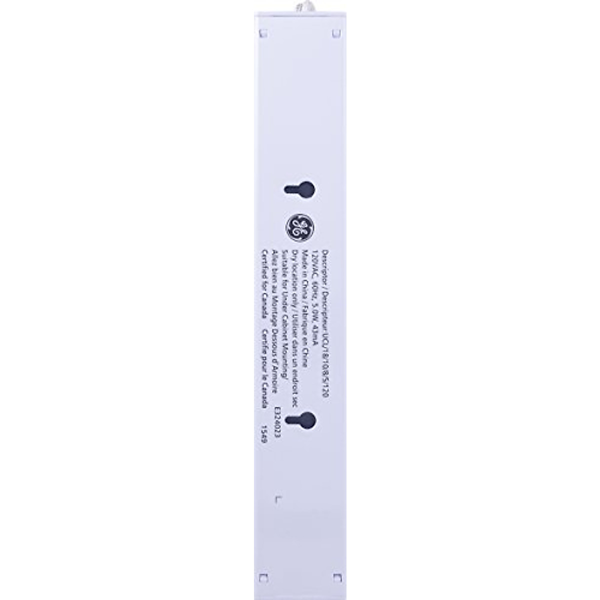 Enbrighten 16 Inch LED Premium Under Cabinet Light Fixture, Plug-In, Bright White 3000K, 384 Lumens, Plastic Housing, On/Off Switch, Perfect for Kitchen, Home Office, Garage, Workbench & more, 26535