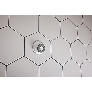 Moen Chrome Remote Dock for Magnetix Removable Handshowers with Included Wall Bracket or Permanent Waterproof Adhesive Options, 186117