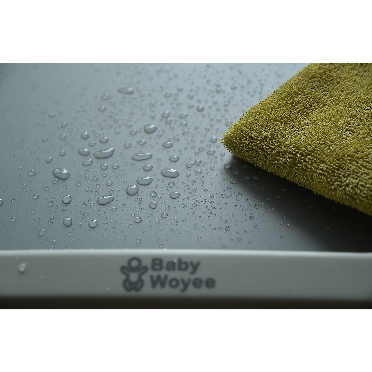 Baby Woyee Duraking Pro 4 in 1 Baby Changing pad Washable Portable Diaper Toy bar Changing Tray Non-Slip no Stain Waterproof Changing Table (Gray)