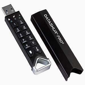 iStorage datAshur PRO2 512 GB | Secure Flash Drive | FIPS 140-2 Level 3 Certified | Password protected | Dust/Water-Resistant
