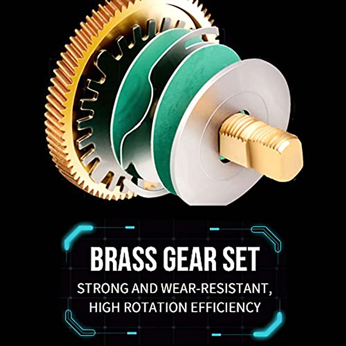 Baitcasting Fishing Reel,Compact Design Metal Body Baitcaster Reel,11LB Drag,20-Speed Magnetic Braking System,Available in 6.5:1 and 8.1:1Conventional Reel for Catfish, Musky (B: Right Hand-6.5:1)