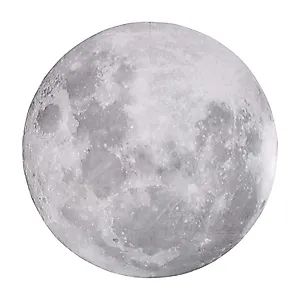 Fun Express Realistic Full Moon Hanging Decor - 45 Inch Diameter - Home and Room Decorations - VBS Vacation Bible School Supplies/Decor